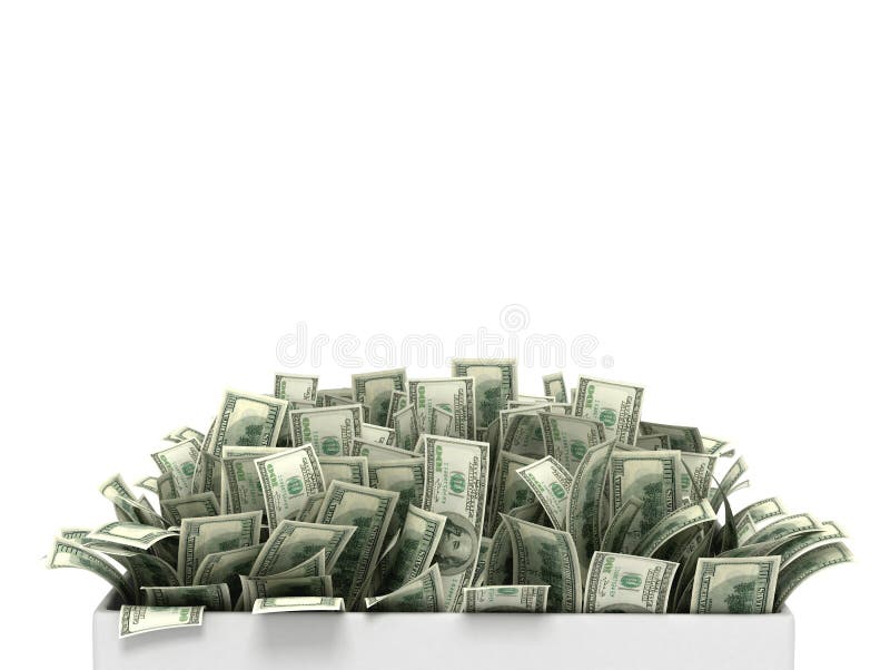 Bunch of money bills stock vector. Illustration of icon - 24285121