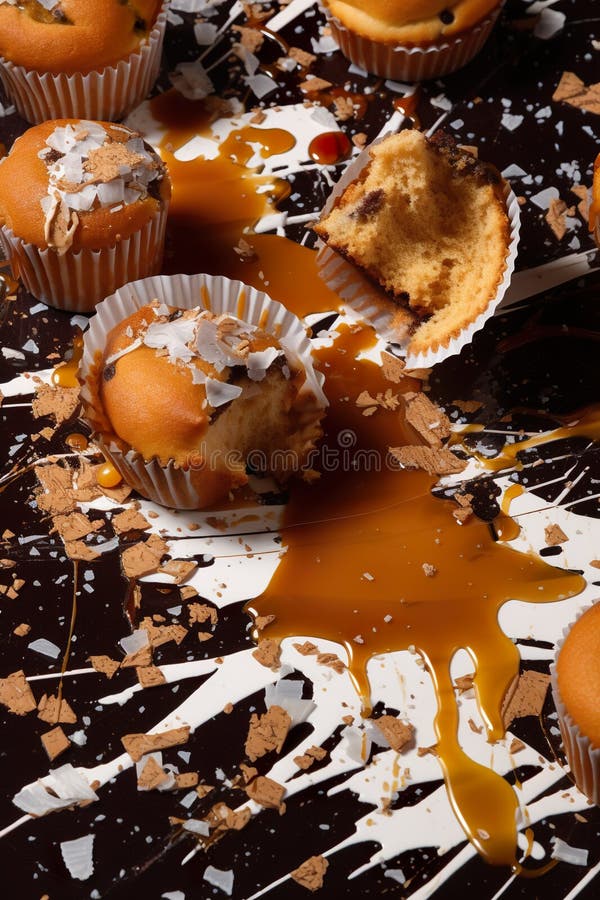 A Bunch of Muffins that are Sitting on a Table. Generative AI Image ...