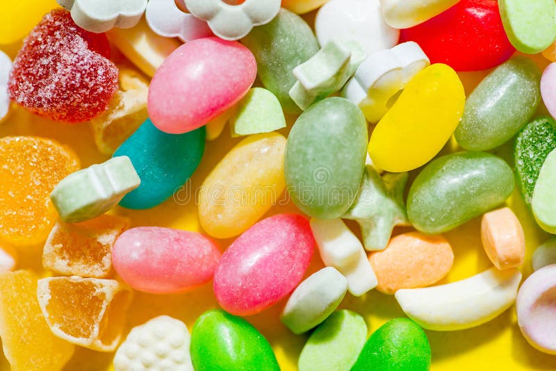 Bunch of Multi-colored Candy Stock Photo - Image of snack, food: 73810320