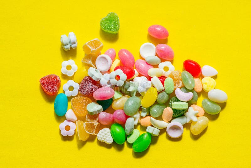 Bunch of Multi-colored Candy Stock Photo - Image of sugar, flavors ...