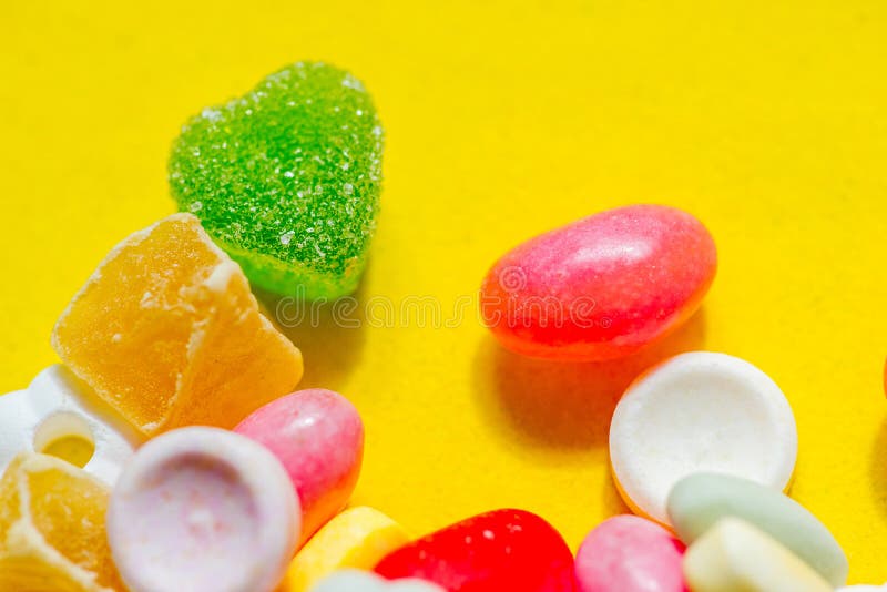 Bunch of Multi-colored Candy Stock Photo - Image of candy, food: 73809284