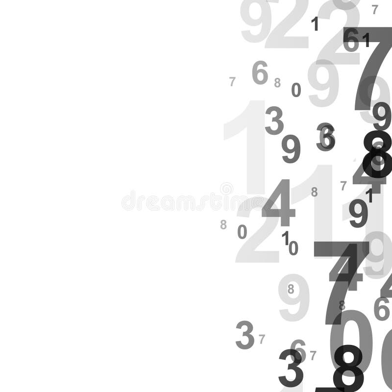 Numbers stock illustration. Illustration of mathematics - 3997804