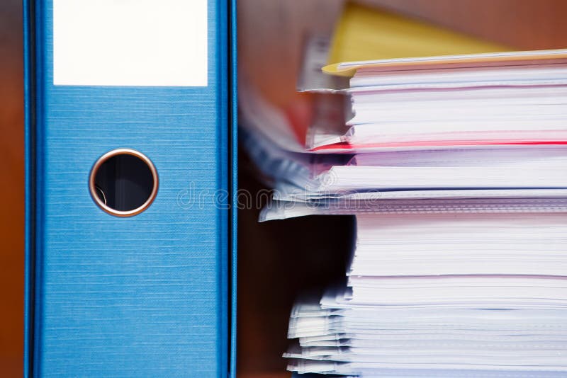 Bunch of office documents stock photo. Image of personal - 21879202