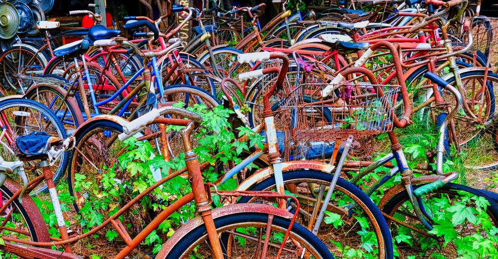 117 Junk Bicycles Stock Photos - Free & Royalty-Free Stock Photos from ...