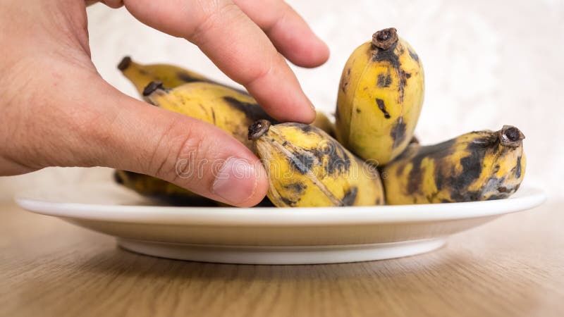 Bunch of overripe banana. stock photo. Image of detail - 75275456