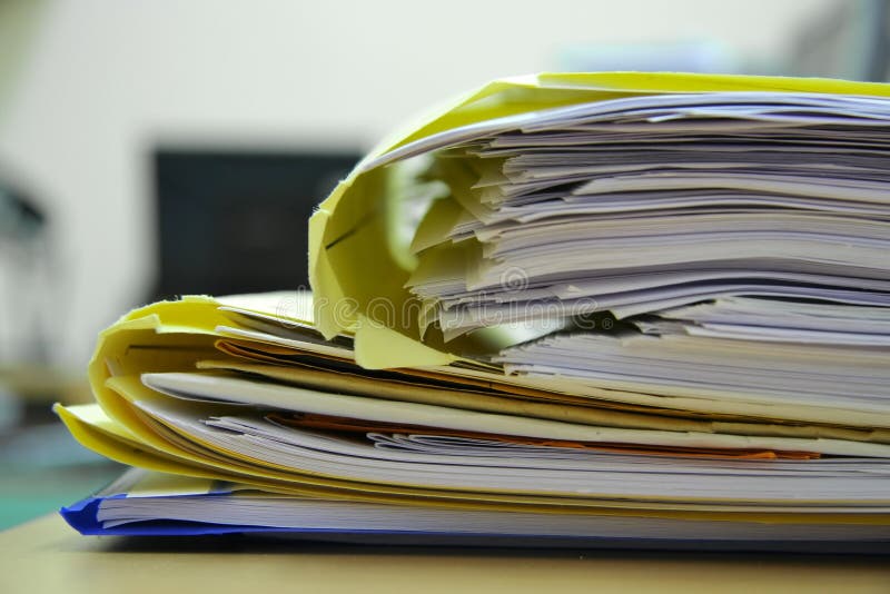 Bunch Of Paper Stock Photography - Image: 4984992