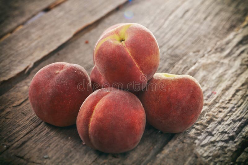 Bunch of peaches stock photo. Image of healthy, table - 72648588