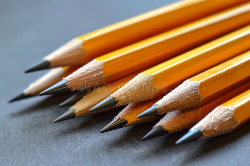 A Bunch of Pencils Arranged Together. Suitable for Educational and ...