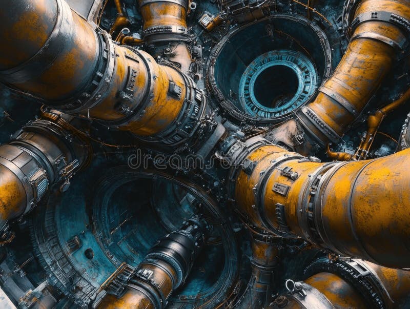 Connected Pipe Joints stock photo. Image of engineering - 388332174