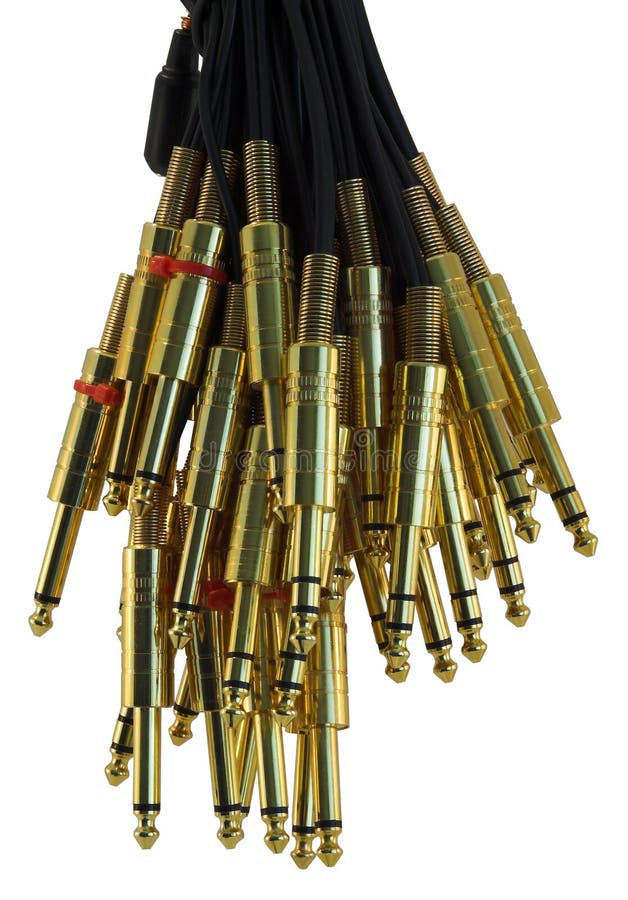 Bunch of plugs stock image. Image of plugs, recording, audio - 119813