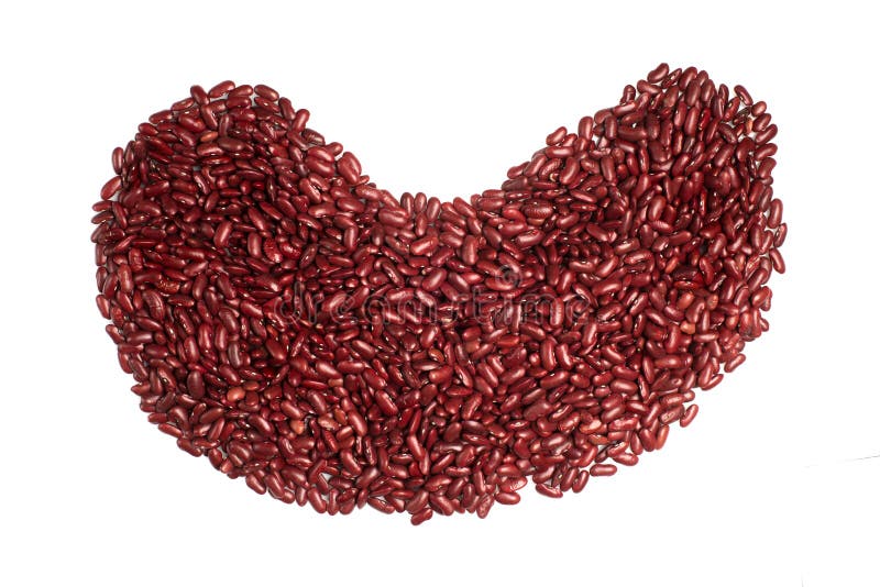 Bunch of Red Beans Look Like One Big Bean Stock Image - Image of close ...