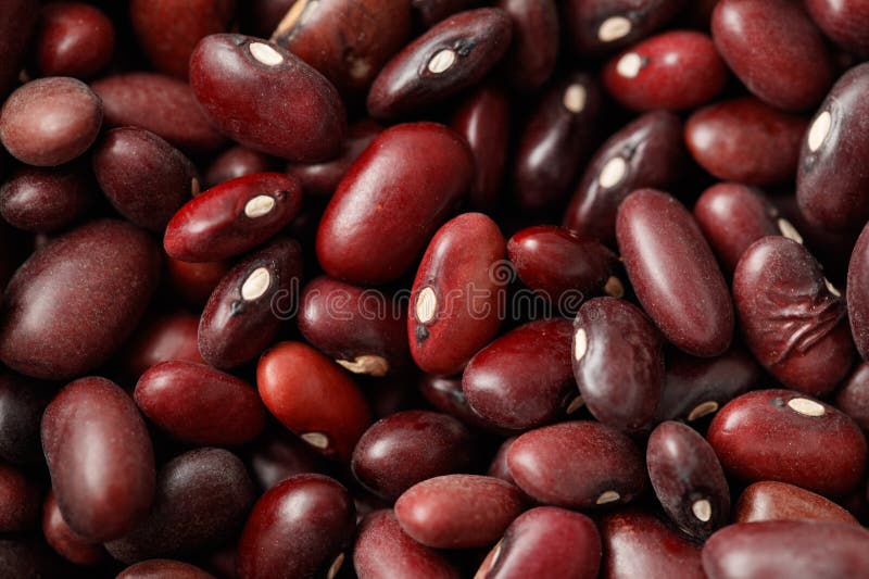 A Bunch of Red Beans are Piled on Top of Each Other Stock Photo - Image ...