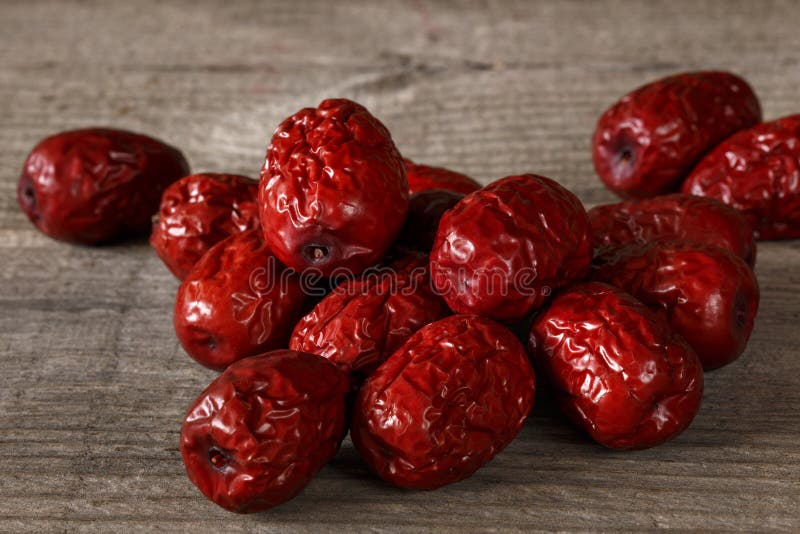 Chinese Red Dates Marinated with Wine. Stock Photo - Image of sweet ...
