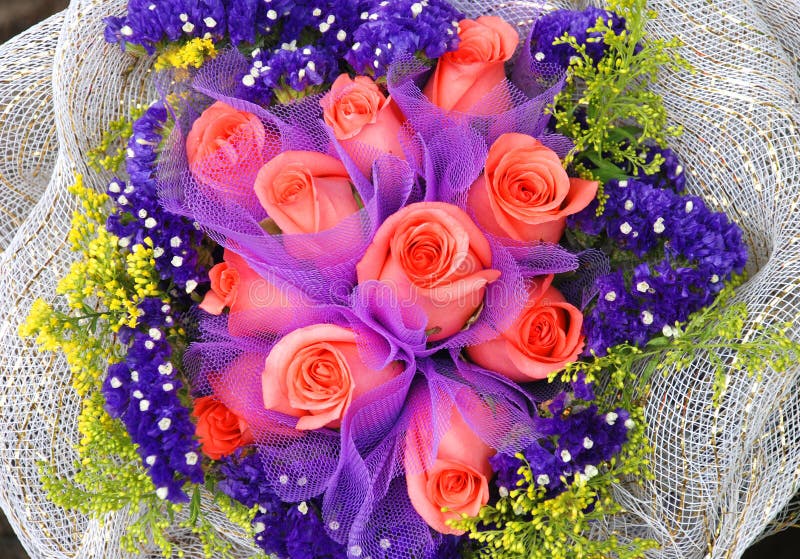 The bunch of red roses stock image. Image of fragrant - 4948143