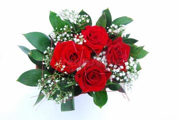 Bunch red roses stock photo. Image of bouquet, calyx, leaf - 8572344