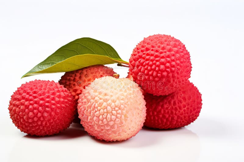 Bunch Red White Lychee Leaf Top Stock Photos - Free & Royalty-Free ...
