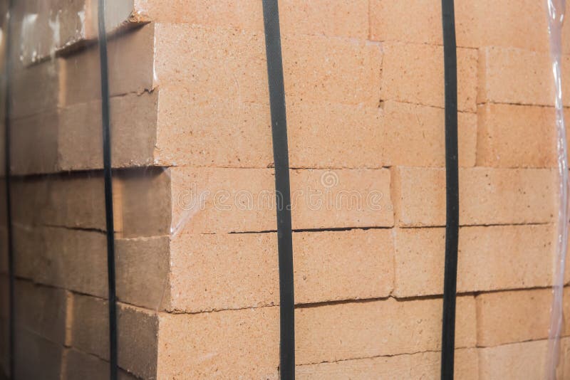 A Bunch of Refractory Bricks, Fire-resistant Brick Blocks Stock Image ...