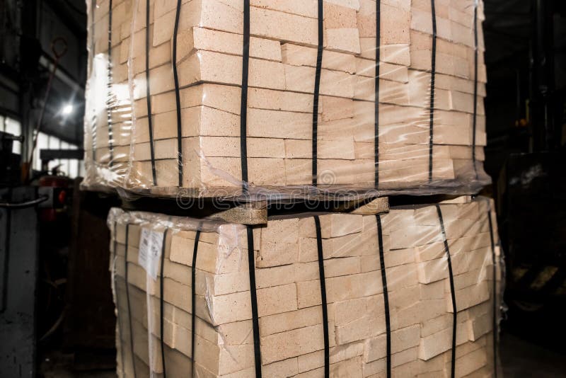 A Bunch of Refractory Bricks, Fire-resistant Brick Blocks Stock Photo ...