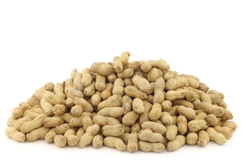Bunch of Roasted Peanuts in a Wooden Box Stock Photo - Image of peanuts ...