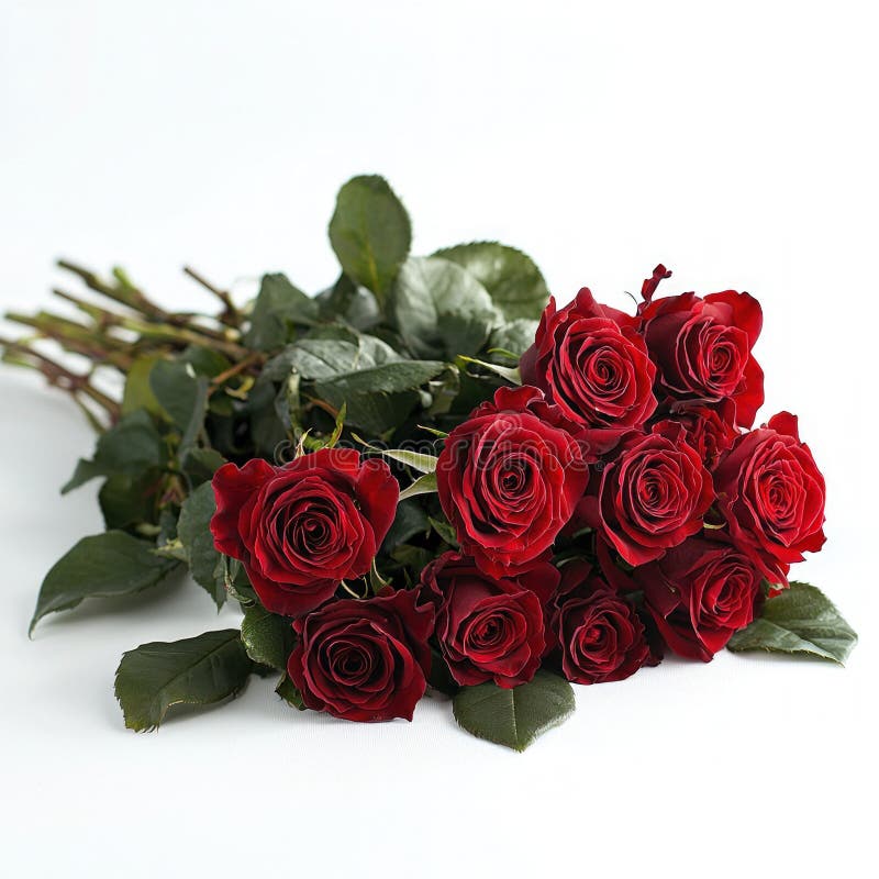 Bunch of roses isolated stock photo. Image of flowers - 374949800