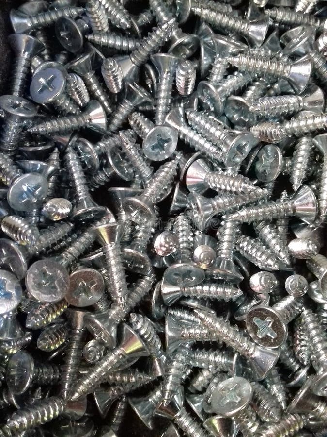 A bunch of screws together stock image. Image of shiny - 157183721