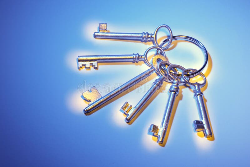 Bunch of Skeleton Keys stock image. Image of security - 130587377