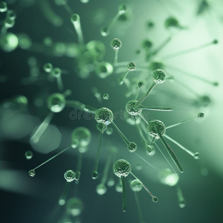 A Bunch of Small Micro Objects that are All Connected Together, AI ...