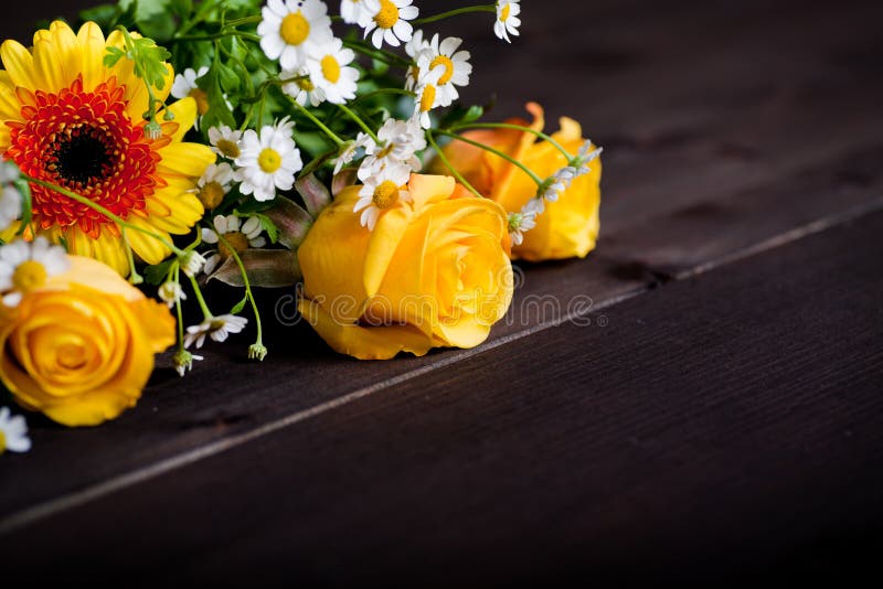 Bunch of spring flowers stock photo. Image of arrangement - 19782234