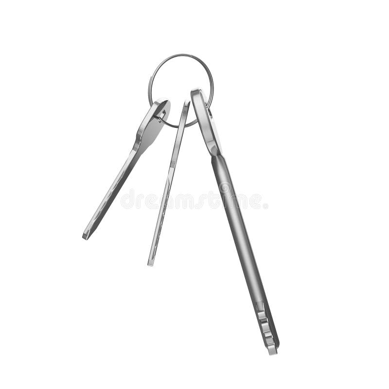 Three keys set stock vector. Illustration of logo, real - 87255852