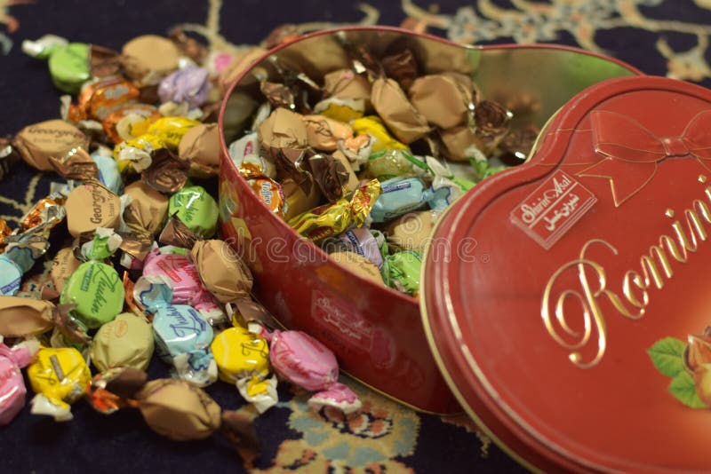 Bunch of Toffees on the Floor Stock Photo - Image of iran, food: 143734500