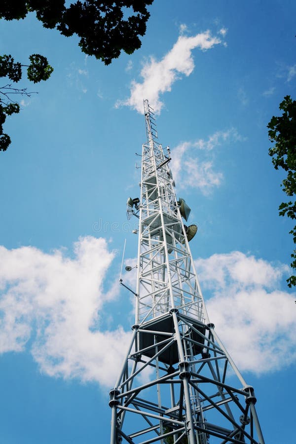 Transmitters and Aerials on Telecommunication Tower, Wireless ...
