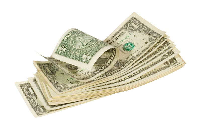 Bunch of Dollar Bills in a Gift Box Stock Image - Image of financial ...