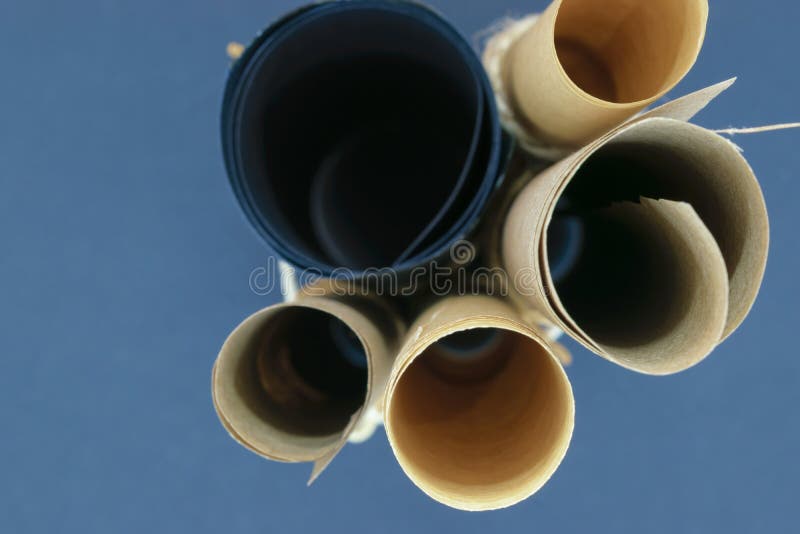 Twisted Burned Beige Scroll Paper Stock Photo - Image of burned ...
