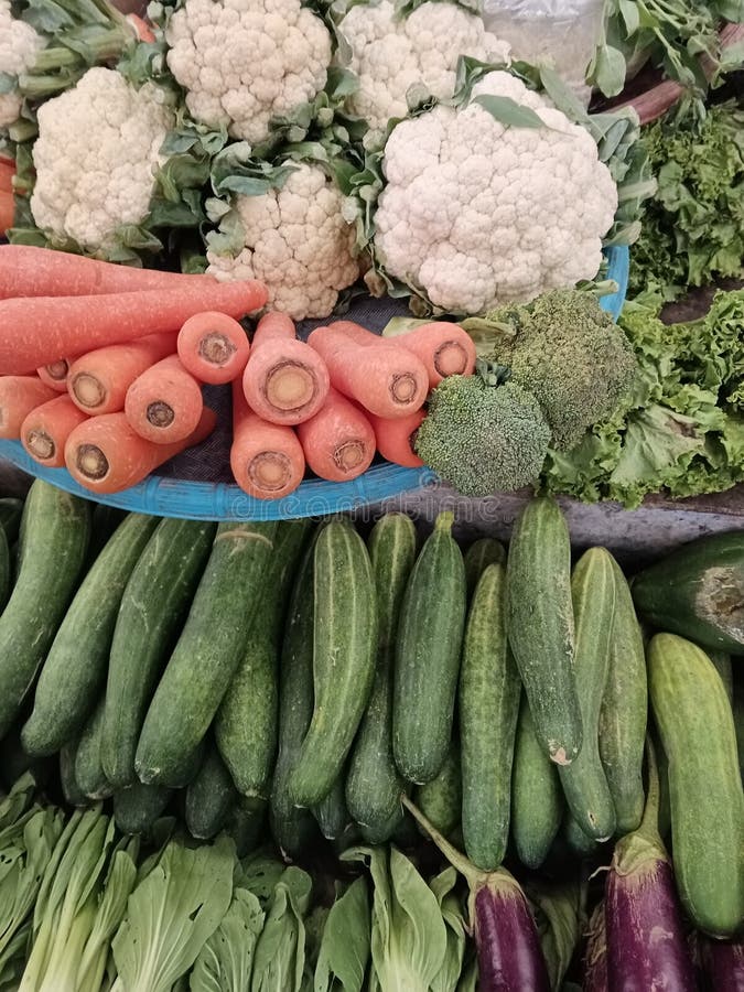 A Bunch of Vegetables Photo Stock Photo - Image of vegetable, asian ...