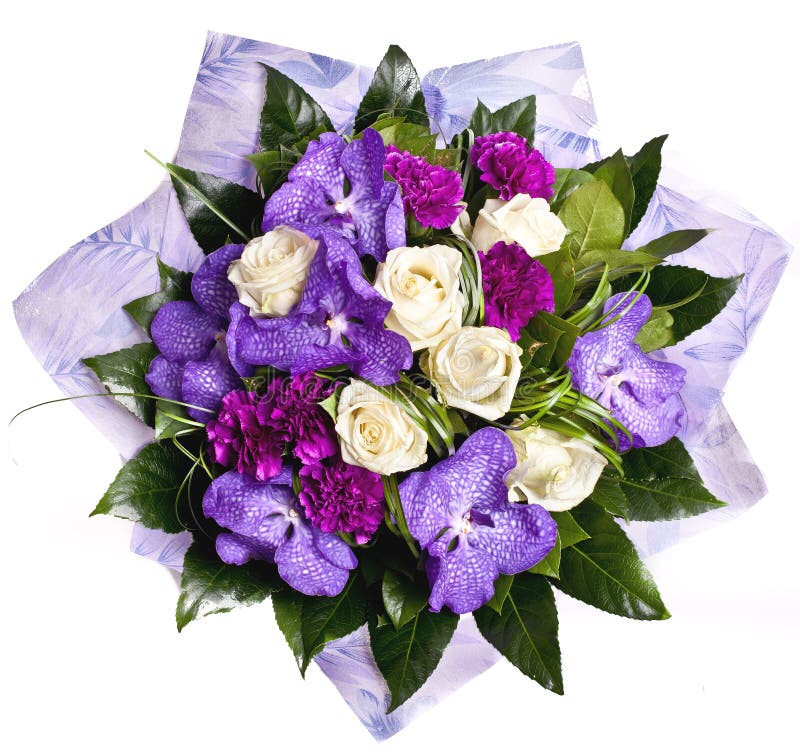 Bunch of violet flowrs stock photo. Image of holiday - 22866762