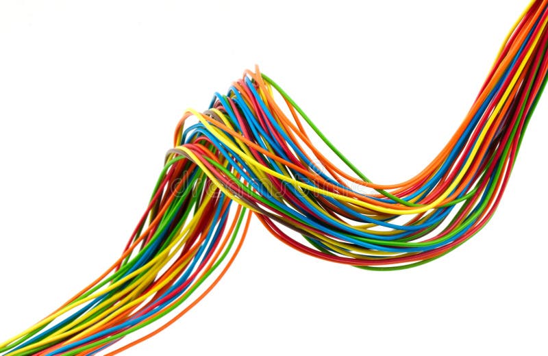 Bunch of wires stock illustration. Illustration of computer - 29628452