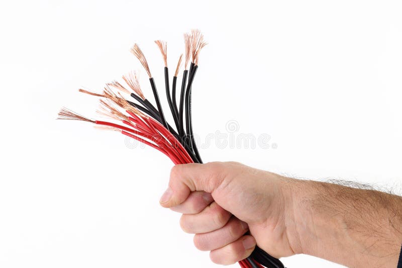 Unsheathed wires stock image. Image of electrical, control - 50904377