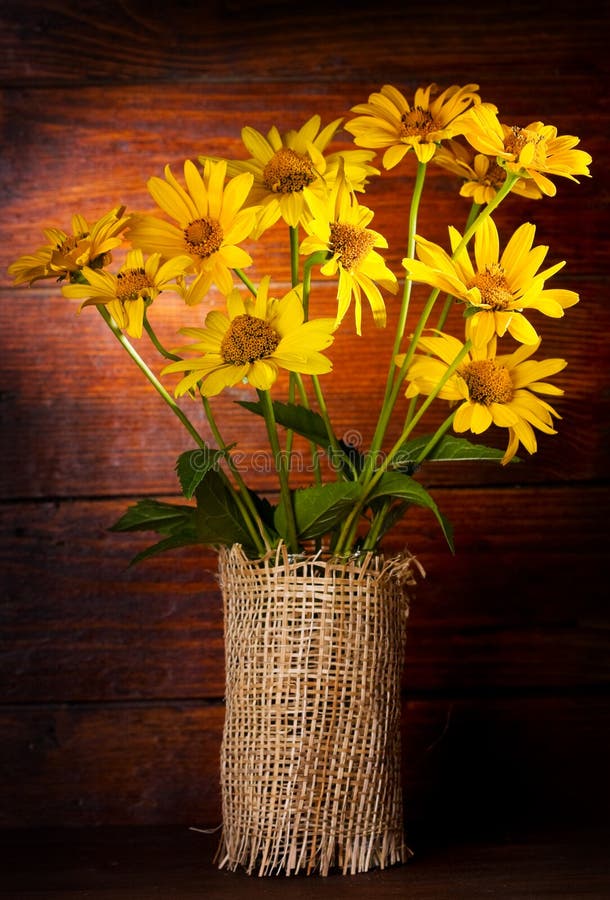 Bunch of yellow flowers stock image. Image of summer - 26003629