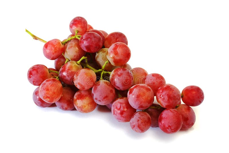Bunches of Summer Fresh Red Grape Stock Photo - Image of health, grapes ...
