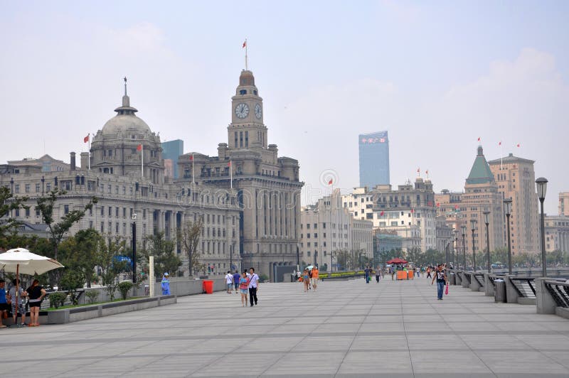The Bund, Shanghai, China editorial photo. Image of asian - 26348046