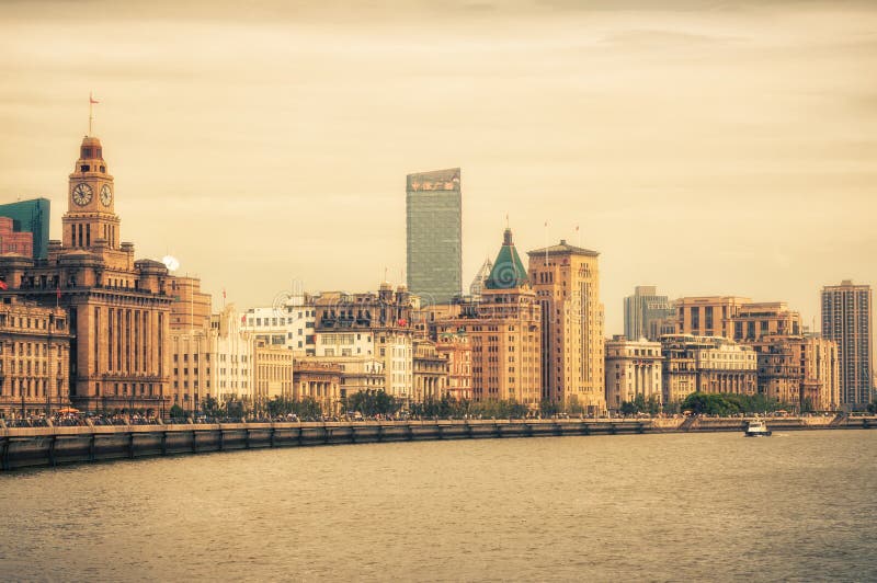 The Bund editorial stock photo. Image of asia, bund, oriental - 35303148
