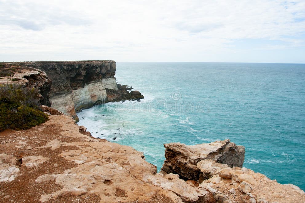 Bunda Cliffs stock image. Image of outback, blue, australian - 248252429
