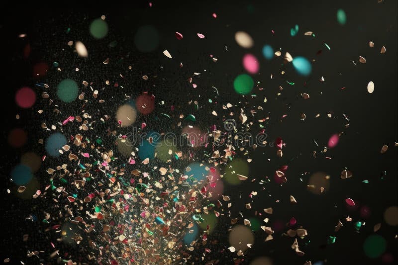 Multi colored confetti stock illustration. Illustration of copy - 273865441