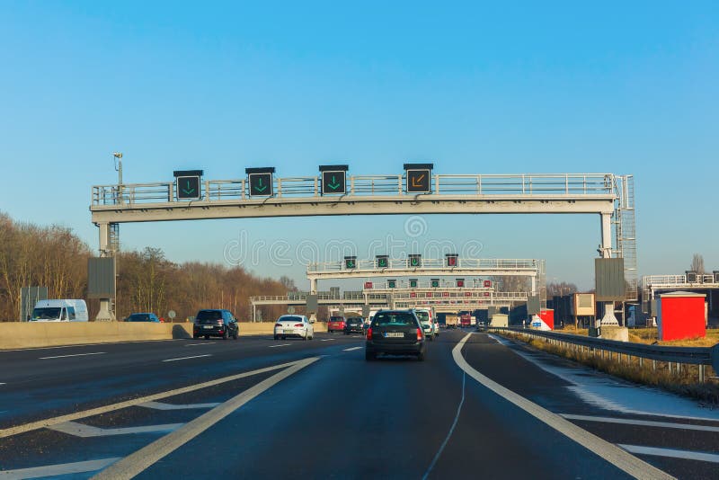 Bundesautobahn 1 at Cologne, Germany Editorial Stock Photo - Image of ...