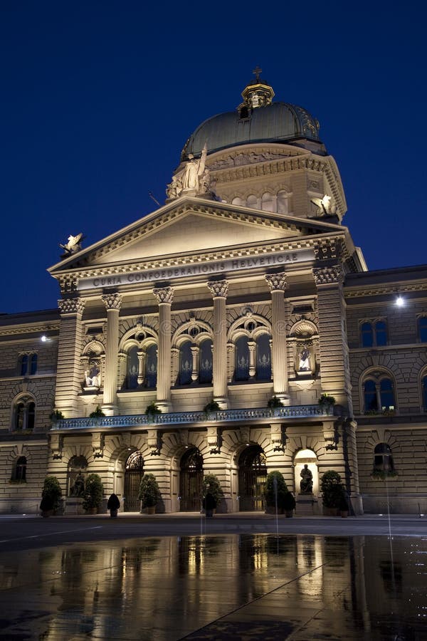 Bundeshauser, Swiss Federal Assembly, Bern Stock Photo - Image of ...