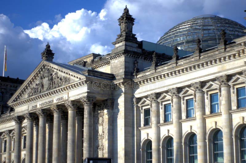 Bundestag, Berlin, Germany stock image. Image of reichstag - 43632339