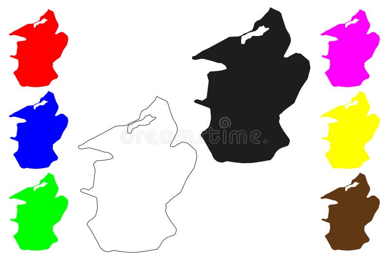 Bundi City (Republic of India, State of Rajasthan) Map Vector ...