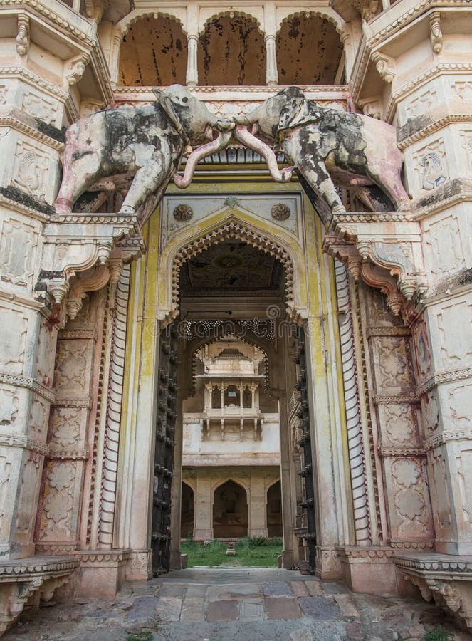 Bundi s palace gate stock image. Image of maharajah, hindi - 47891277