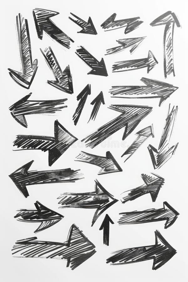 A Bundle of Arrows with Different Shapes and Sizes, Ideal for ...