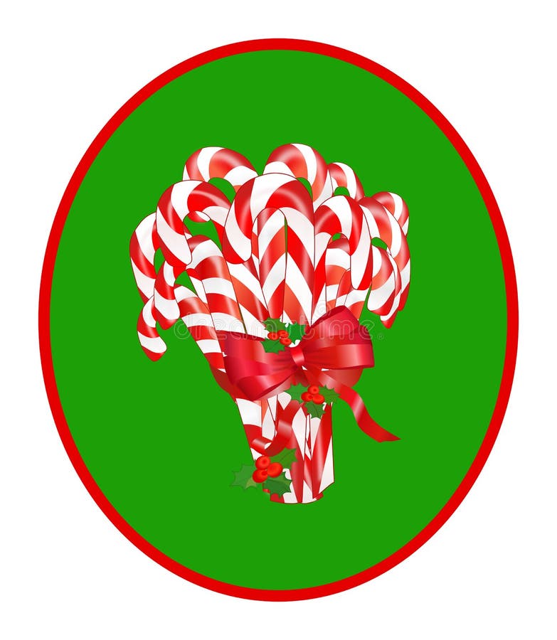 Bundle of Candy Canes stock illustration. Illustration of line - 27679509